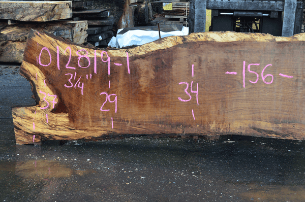 012819-01 Oregon White Oak Slab – Goby Walnut