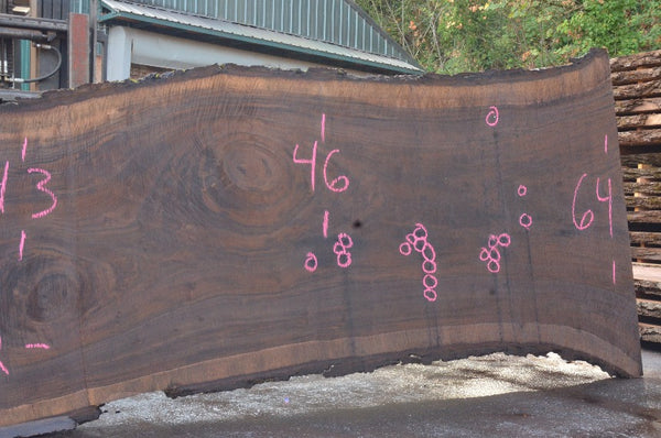 Oregon Black Walnut Slab 100722-04 – Goby Walnut
