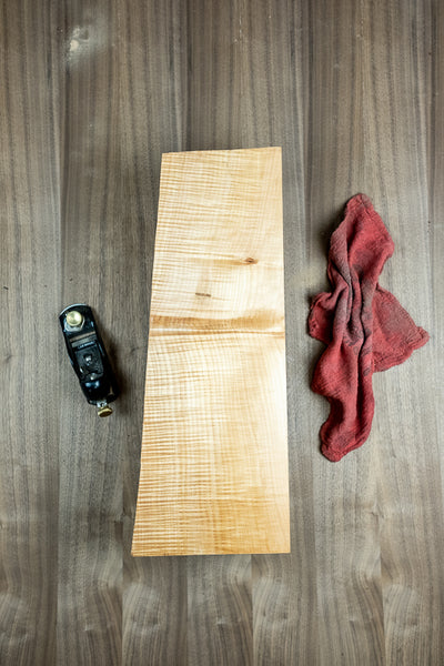 Fiddleback Big Leaf Maple Shotgun Gunstock Blank | Goby Walnut